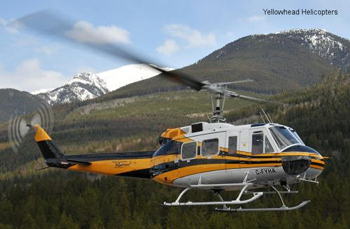 N456TA C-FYHA N233HL A4O-AO Bell 205A-1 C/N 30175