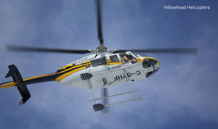 C-FNOB C-GYHF C-FIRN Bell 407 C/N 53707