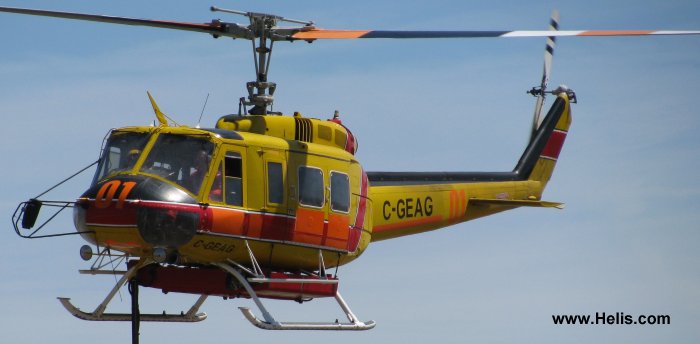 N262HQ C-GEAG XC-DGP Bell 205A-1 C/N 30262