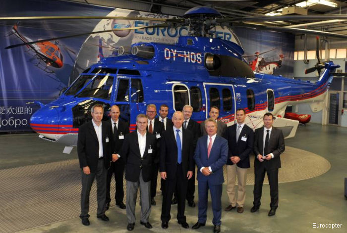 N583AC N253EV VP-CBV OY-HOS Eurocopter EC225LP C/N 2841