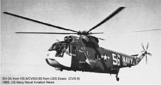 List of Sikorsky HSS-2 Sea King helicopters