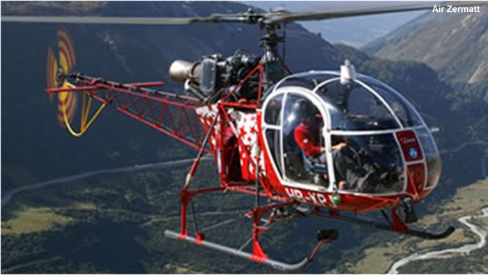 SA315B Lama in Air Zermatt AG