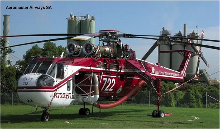 HC-CHG N722HT 69-18468 Sikorsky CH-54B Tarhe C/N 64-075