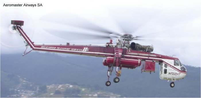 HC-CHG N722HT 69-18468 Sikorsky CH-54B Tarhe C/N 64-075