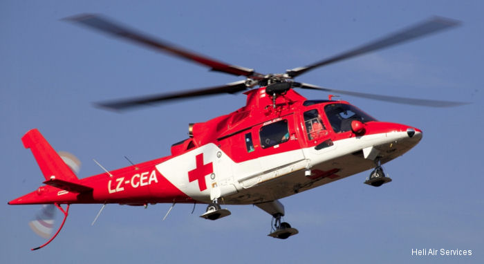 4L-TCA LZ-CEA HB-XWB Agusta A109K2 C/N 10002