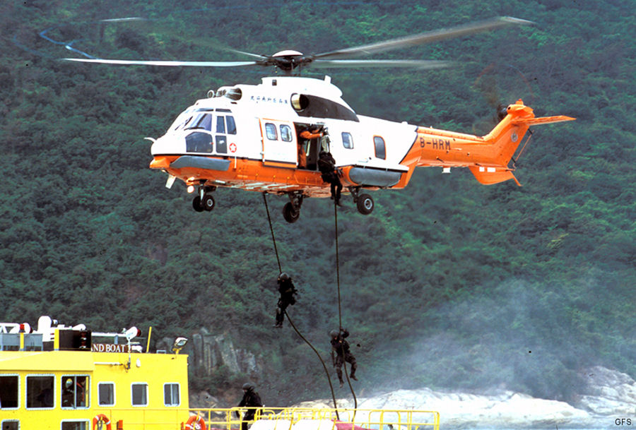 B-HRM F-WWOT Eurocopter AS332L2 Super Puma C/N 2543