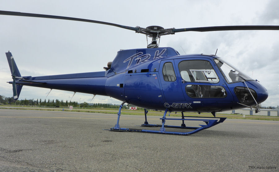 C-GTFK C-GHIB N880GH N880RE N144WC N3596H Aerospatiale AS350D Astar C/N ...