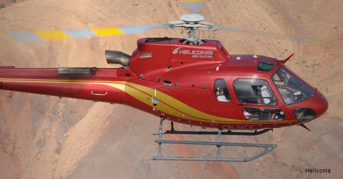 CN-HCE F-HJCE Eurocopter AS350B3 Ecureuil C/N 5000