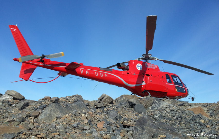 VH-UUF Eurocopter AS350B3e Ecureuil C/N 7680