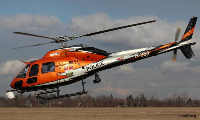 HA-TWN R-355 HA-TWO N614CL C-GTDH Eurocopter AS355F2 Ecureuil 2 C/N 5614