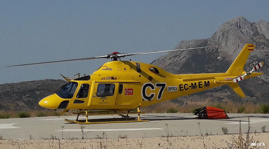 EC-MEM TC-HKZ EC-LGR N223SM AgustaWestland AW119Ke Koala C/N 14736