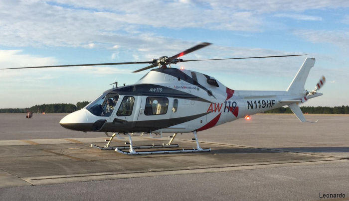 N119HF VH-KEJ N295SH AgustaWestland AW119Ke Koala C/N 14719