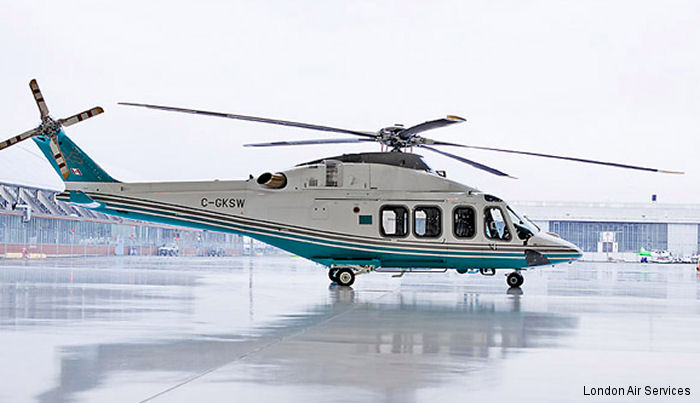 AW139 in London Air Services