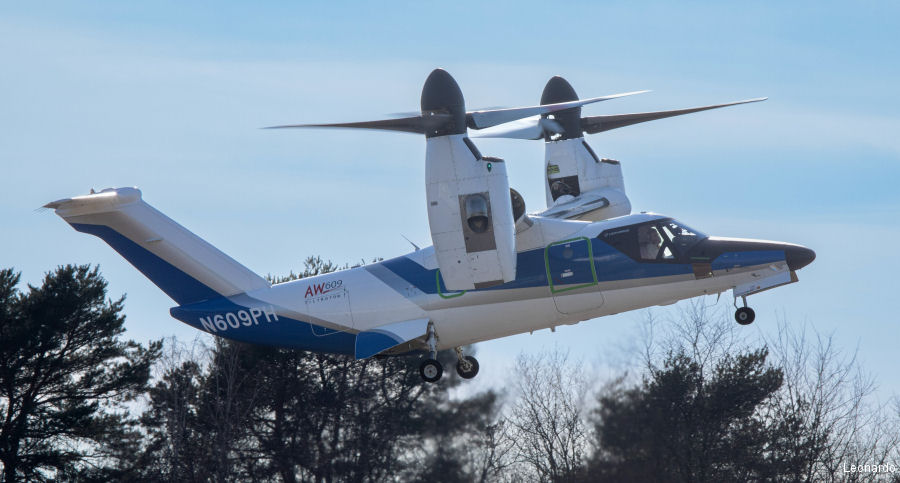 AW609 in Leonardo Italy