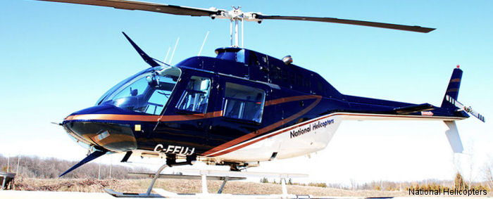 C-FFUJ N525W Bell 206B-3 Jet Ranger C/N 2982