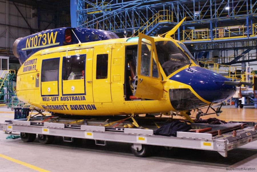 N1073W 755 105 Bell 214B C/N 28012