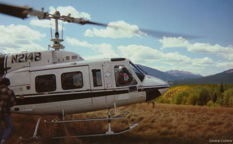 N214B C-GJQO F-GSAP C-GFFW JA6189 28039 9V-BJX Bell 214B C/N 28039