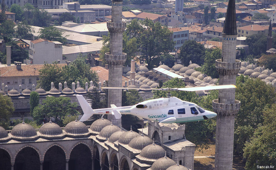 N222XZ TC-HMB YU-HCP Bell 222 C/N 47048