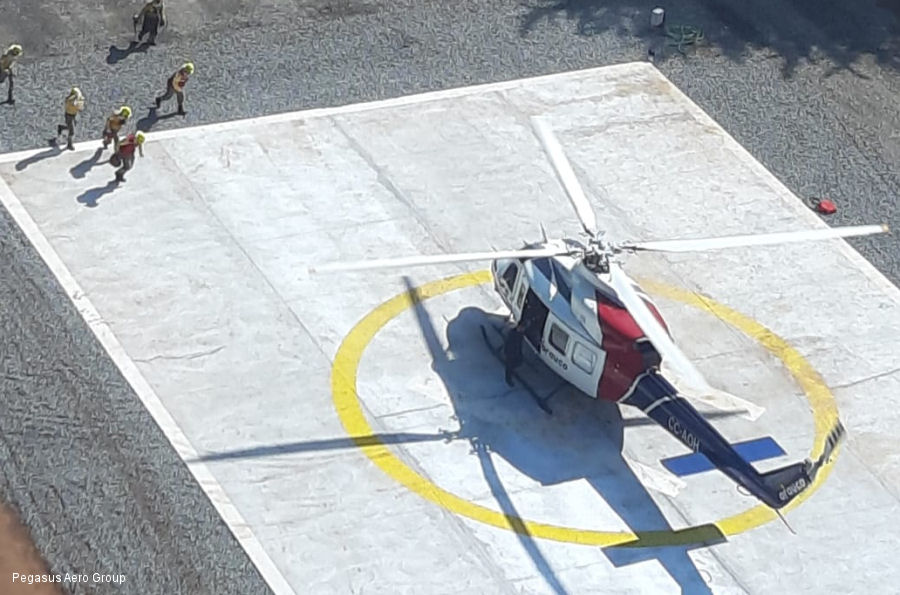 CC-AOH OB-1958-P VT-AZL C-FDDI XA-TTL D-HHZZ OE-XNN Bell 412HP C/N 36065