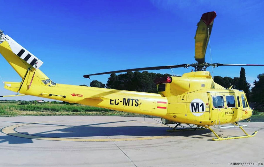 EC-MTS D-HAJO C-GIHK VT-HGG B-66188 VH-CFT Bell 412HP C/N 36050