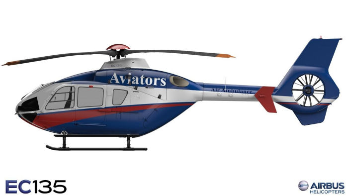 EC135 in Aviators Pvt Ltd