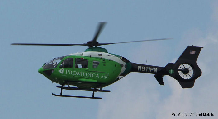 N311MF N911PN N563AE Eurocopter EC135P2+ C/N 1069