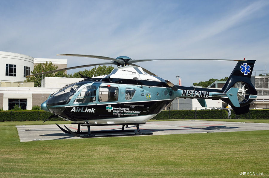 N136VA N912NH N135MF N490AE Eurocopter EC135T2 C/N 0281