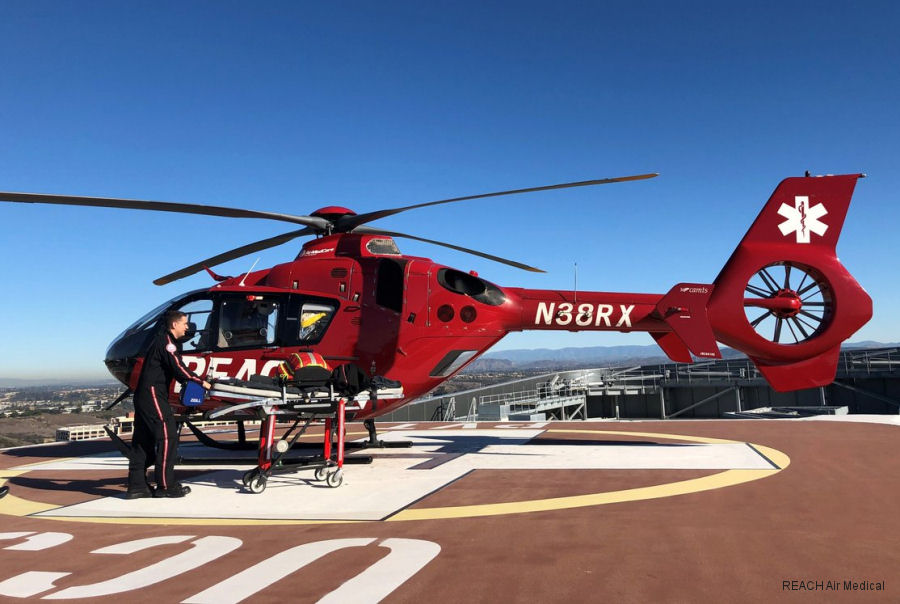 N883AE N38RX N596AE Eurocopter EC135P2+ C/N 0749