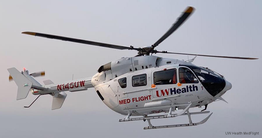 N198LL N145UW C-GZED VH-WKA N315DD Eurocopter EC145 C/N 9158