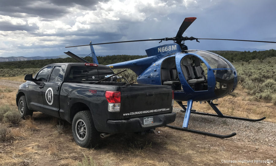 N668M N3130L C-FQYU Hughes 369HS C/N 310312S