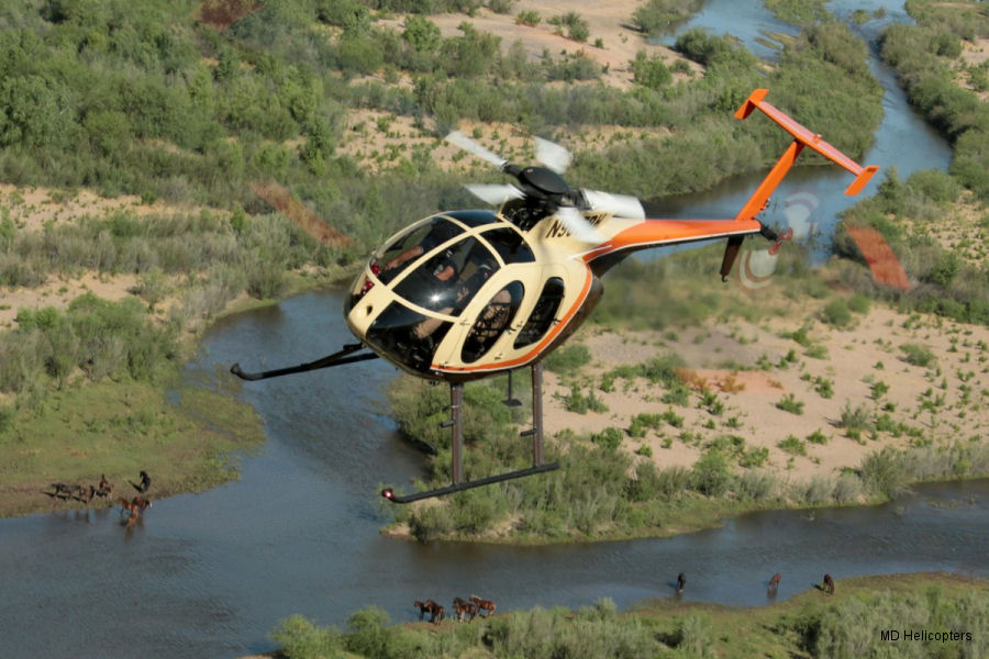 N907BH N42666 MD Helicopters MD500E C/N 0615E