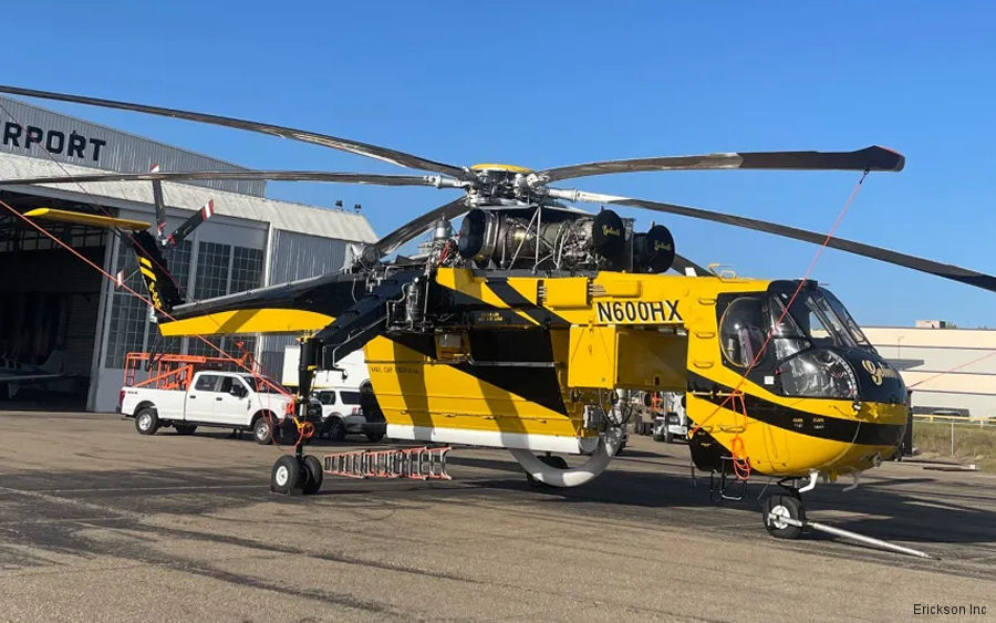 N600HX N158AC OB-1996-P HL9260 69-18473 Sikorsky CH-54B Tarhe C/N 64-081