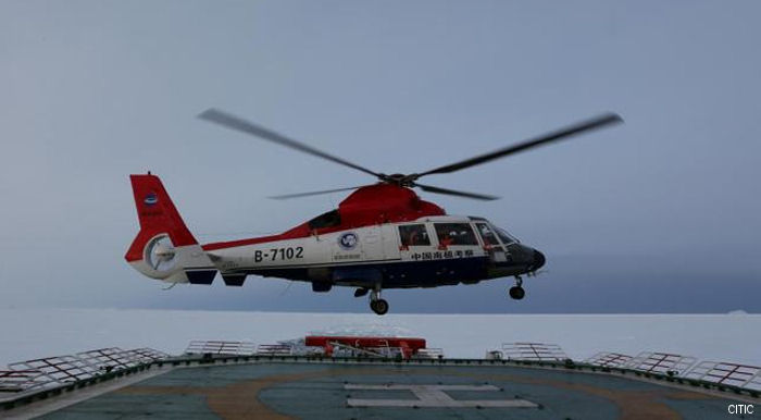 B-7102 B-731 Aerospatiale SA365N Dauphin 2 C/N 6013