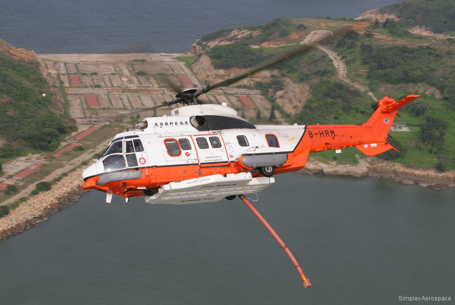 B-HRM F-WWOT Eurocopter AS332L2 Super Puma C/N 2543