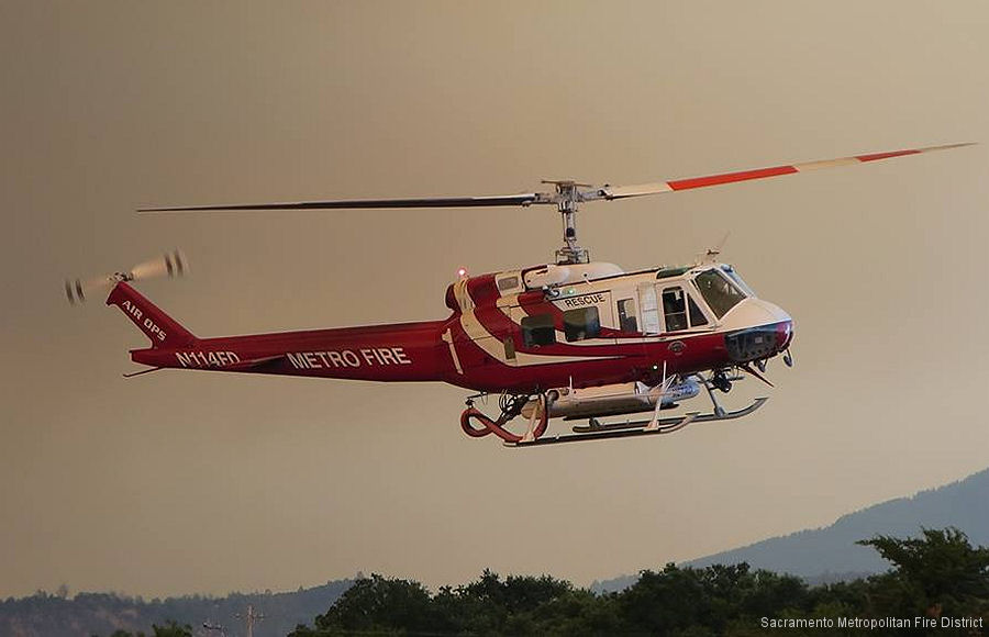 N114FD 72-21558 Bell UH-1H Iroquois C/N 13257