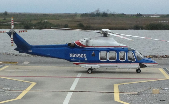 AW139 in Chevron Oil