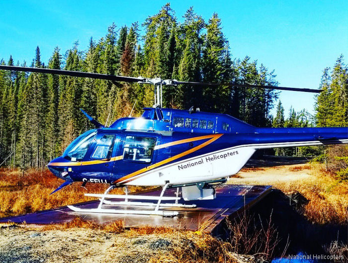 C-FFUJ N525W Bell 206B-3 Jet Ranger C/N 2982