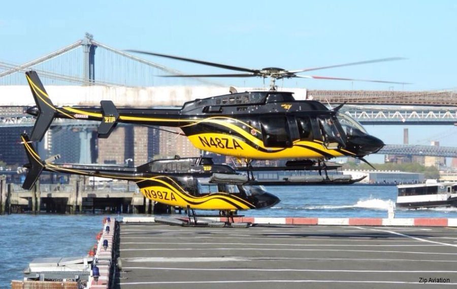 N99ZA N691S N81502 N10EW Bell 206B-3 Jet Ranger C/N 2794