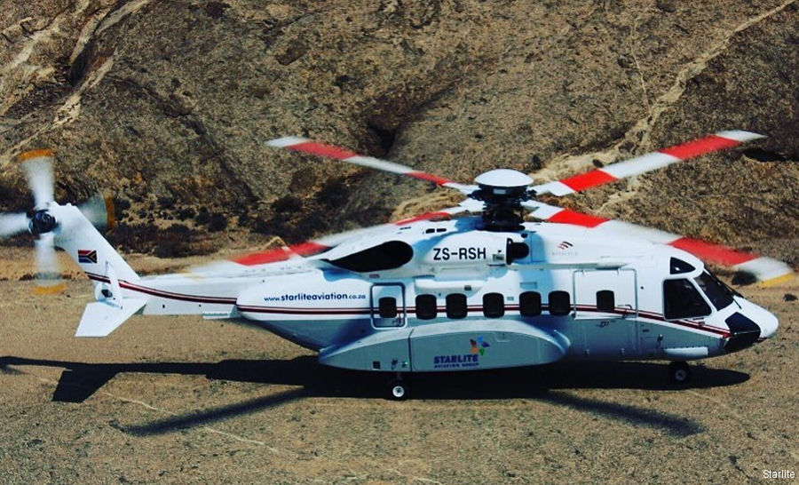 S-92 in Starlite Helicopters