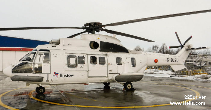 G-BLZJ LN-OMI G-PUMJ Aerospatiale AS332L Super Puma C/N 2123
