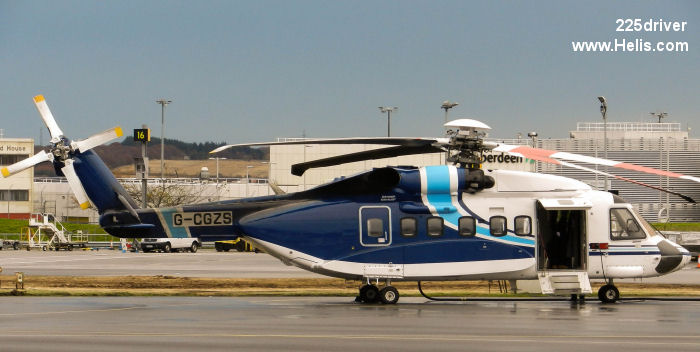 G-CGZS C-GKNR ZS-RSH N4517P Sikorsky S-92A C/N 92-0054