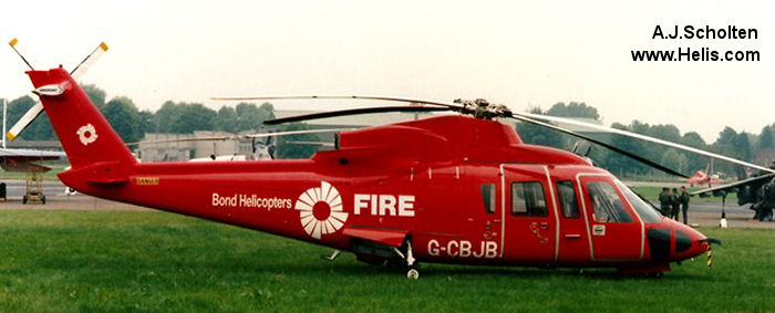 C-GDVW G-CHCD OY-HEZ G-CBJB N288SP C-GIMN YV-326C Sikorsky S-76A C/N 760101