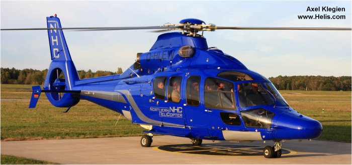 D-HAVY PH-EQR D-HLEW ZS-RLI F-WJFJ Eurocopter EC155B C/N 6557