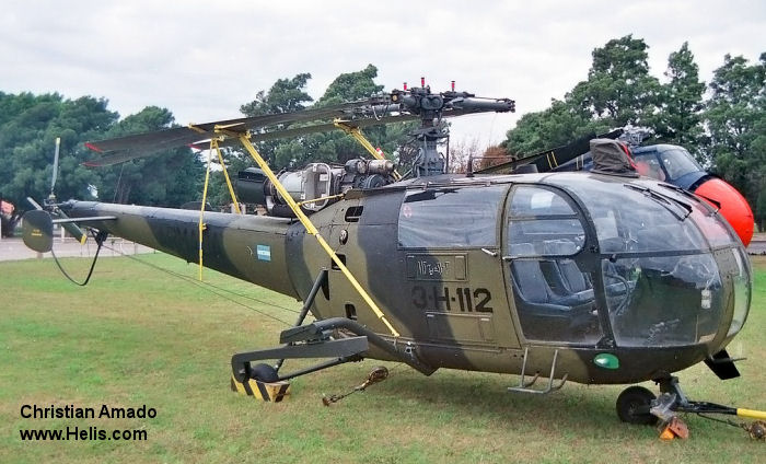 0737 Aerospatiale SA316B Alouette III C/N 2346