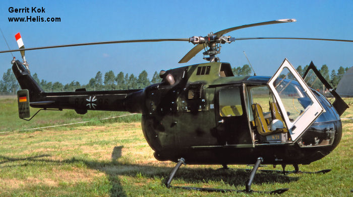 D-9587 98+16 D-HDBV HE.15-14 82+96 MBB Bo105C C/N S-71
