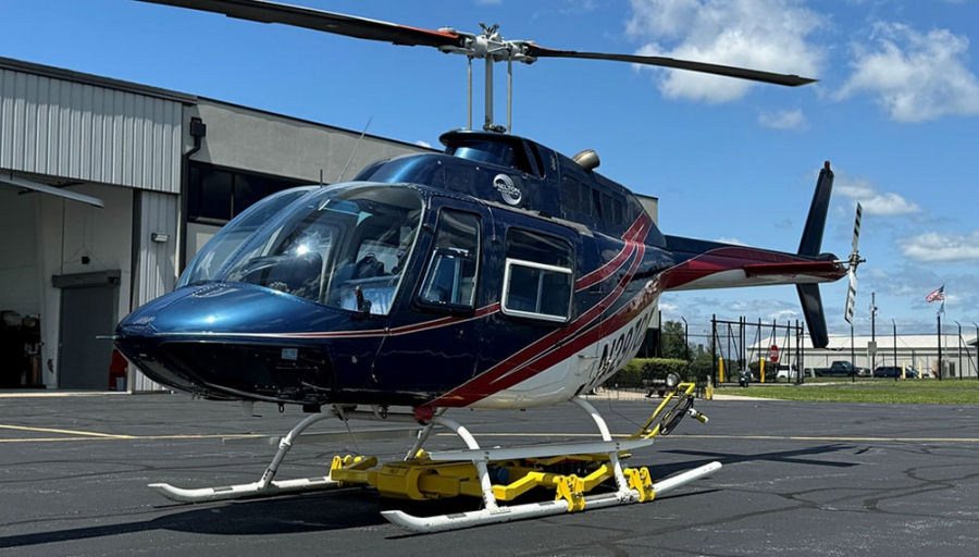 N297CA N43RC N117V N11TV N6BL Bell 206B-2 Jet Ranger C/N 1453