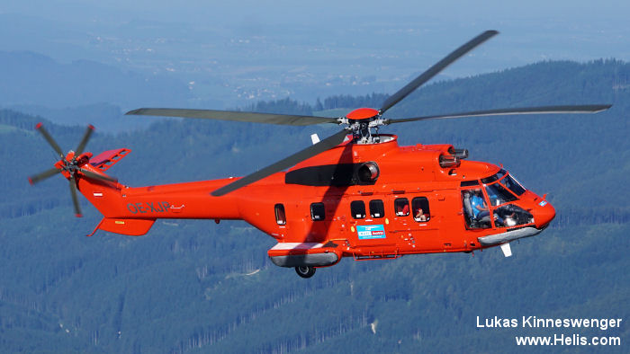 OE-XJP G-BKZE Aerospatiale AS332L Super Puma C/N 2102