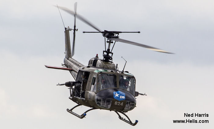 N624HF 66-16624 Bell UH-1D Iroquois C/N 8818