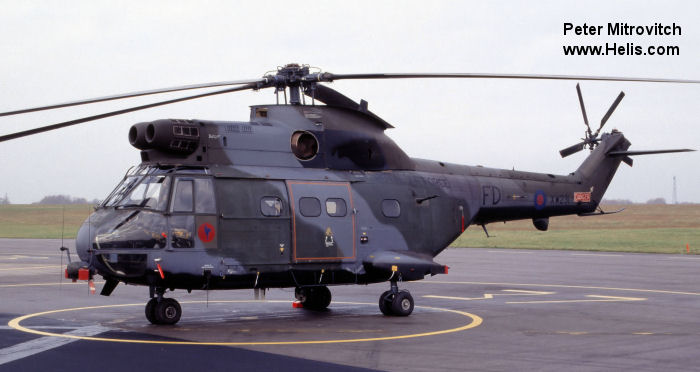 XW231 Aerospatiale SA330E Puma C/N 1195
