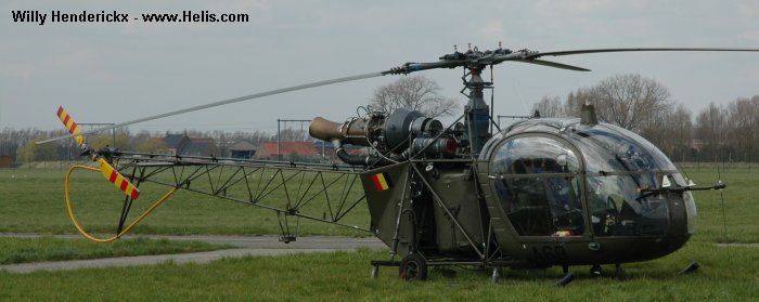 Alouette II in Luchtcomponent